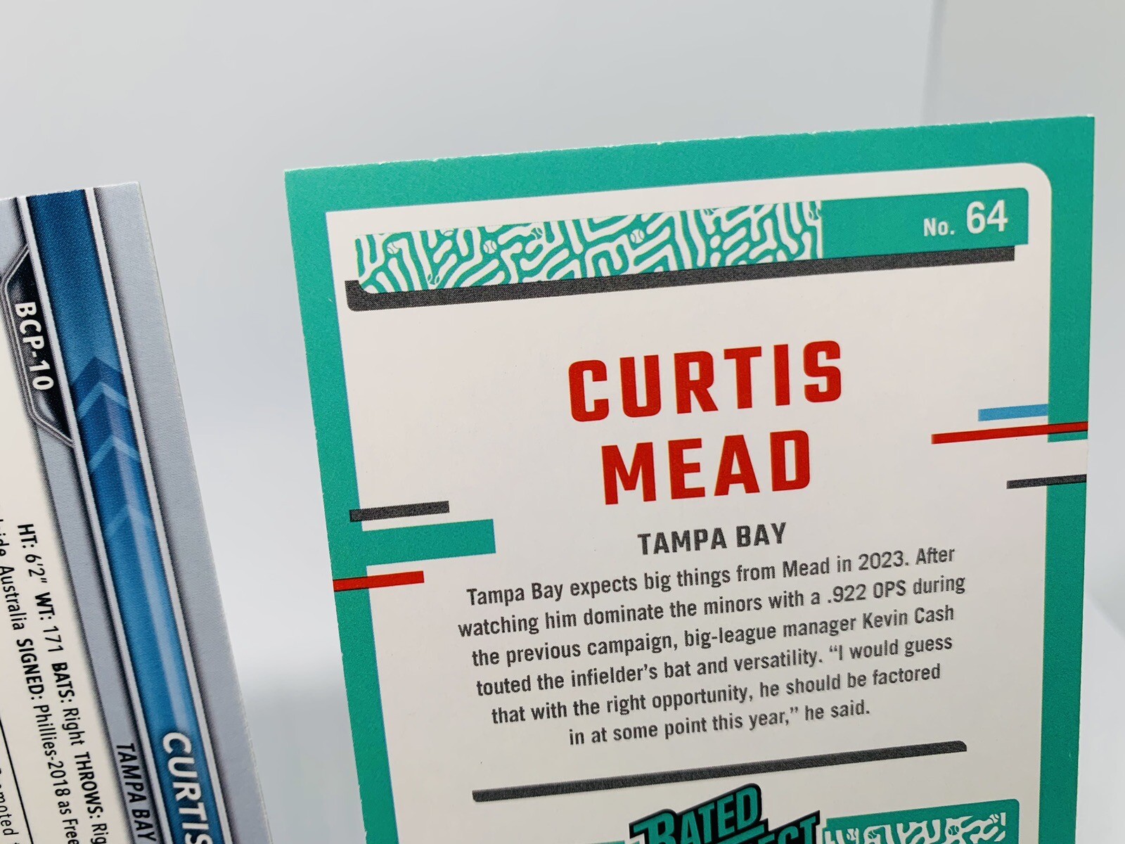 Curtis Mead | 2 Rookie Card Lot | Tampa Bay Rays | ** BUY 1 GET 1 FREE ...