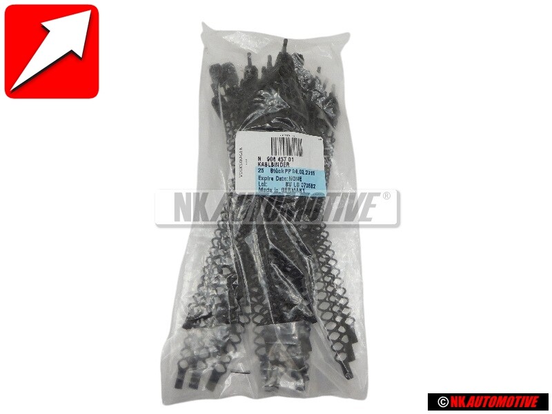 Original VW Cable Tie With Holder 10x187 - N 90643701 | eBay
