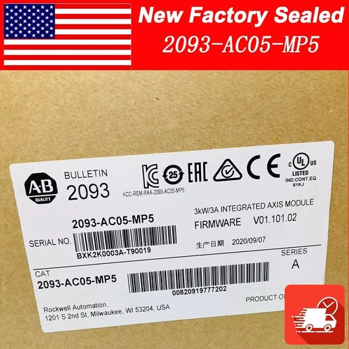 Allen Bradley 2093-AC05-MP5 Kinetix 2000 3kW/3A Integrated Axis Module ...