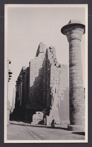 Vintage postcard EGYPT Karnak Temple RPPC | eBay