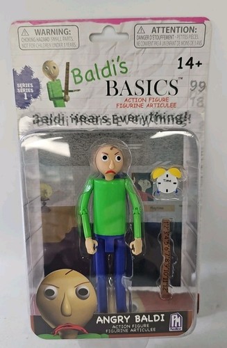 Vintage Baldi’s Basics Action Figure Angry Baldi Sealed Box 2018 Indy ...