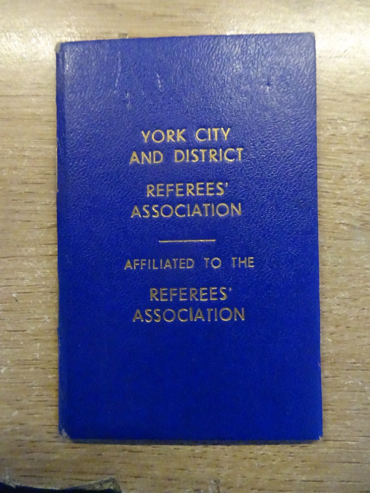 North Riding County Football Association 1964- 1965 Referees lot of ...