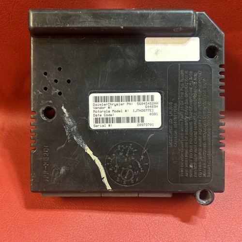 01-03 DODGE DAKOTA CTM CENTRAL TIMING MODULE UNIT CTU OEM BCM ...