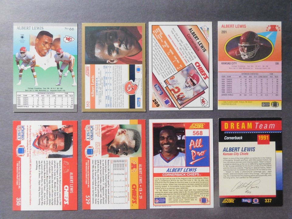 Albert Lewis 8 Card Lot (Dream team card has a few small creases) | eBay
