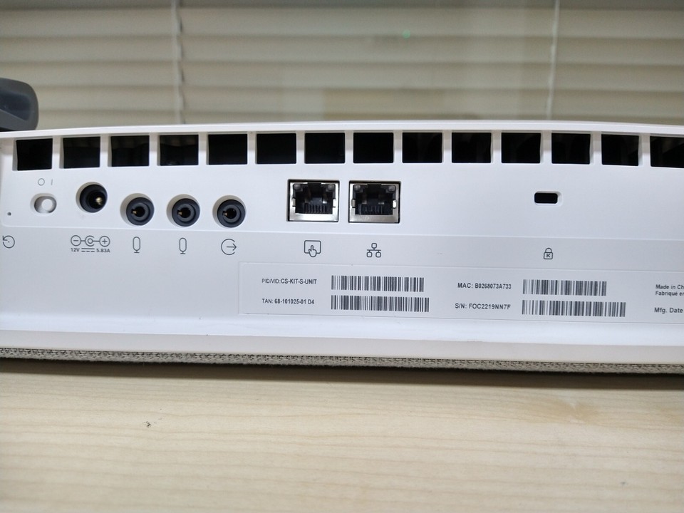 Cisco TTC7-23 Video Conference Webex Spark Room System Camera Bar | eBay