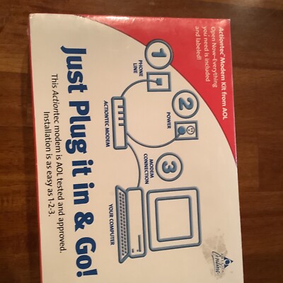 actiontec modem kit from aol america on line exuv9212-04 | eBay
