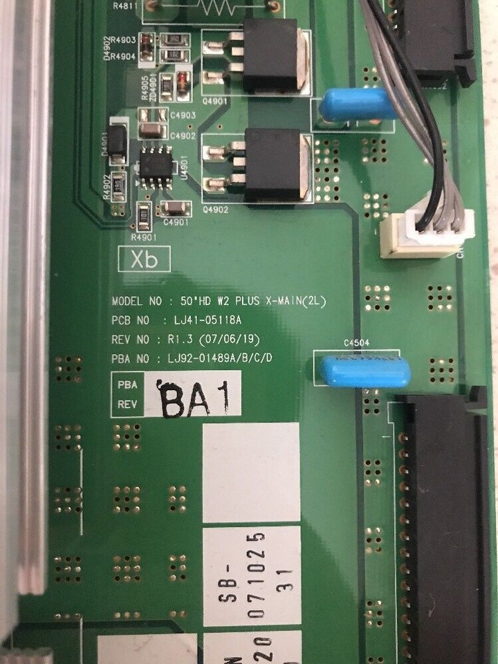 Xsus Board Lj41-05118A R1.3 Lj92-01489A 50” HD | eBay