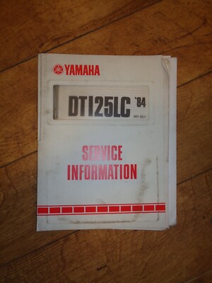 Factory Yamaha DT125LC 84-86 service information | eBay UK