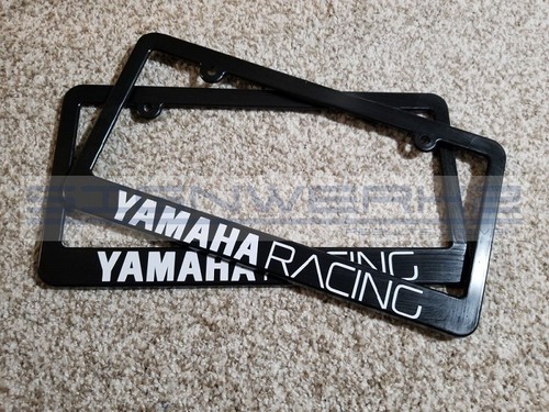 Yamaha Racing License Plate Frame - Pair | eBay