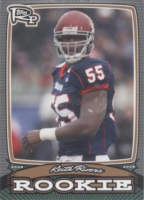2008 Topps Rookie Progression - Rookies Keith Rivers #PR-KR Bronze /389 ...