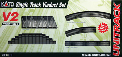 Kato N Unitrack Starter Set Single Track Viaduct Set V2 20861 | eBay