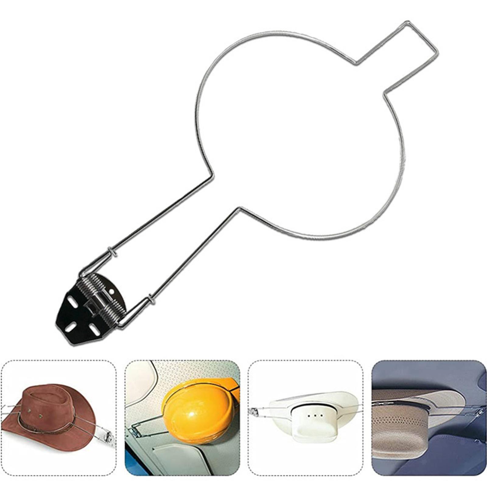 Stainless Steel Cowboy Hat Holder, Spring Loaded Heavy Duty Hat Hanging ...