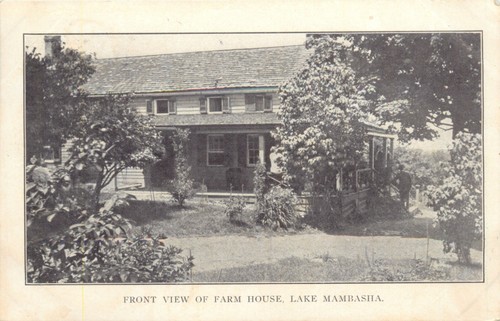 Front View Of Farm House, Lake Mombasha New York NY 1908 | eBay