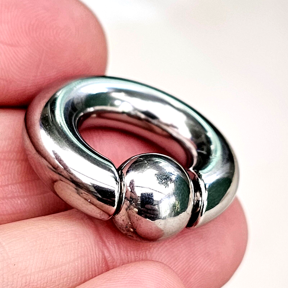 Easy Fit Heavy 31mm BCR CBR Ring 0g (8mm) 12mm Ball Closure PA Prince ...