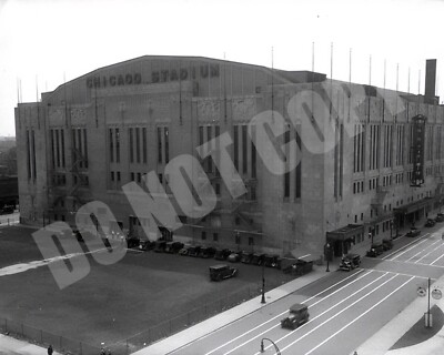 Old Chicago Stadium Arena Home Of Black Hawks 8x10 Photo | eBay