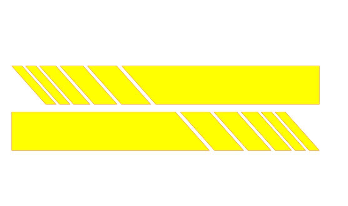 Racing Stripes Decal Side View Mirror, 2 Pcs, Choose Color, Vinyl Car ...