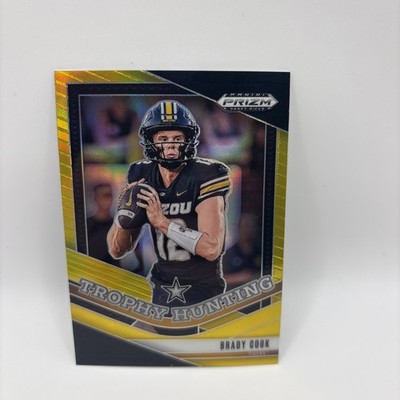 2025 Prizm Draft Picks Brady Cook Trophy Hunting Gold /5 | eBay