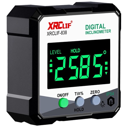 Digital Angle Gauge Meter Magnetic Base Level Box Angle Finder ...