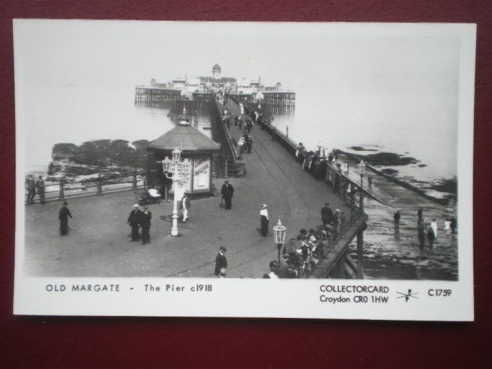 POSTCARD RP KENT MARGATE THE PIER C1918 | eBay UK