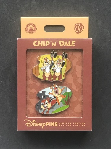 Disney Pins Chip N & and Dale 80th Anniv Crazy Faces Tuxedo LE2200 ...
