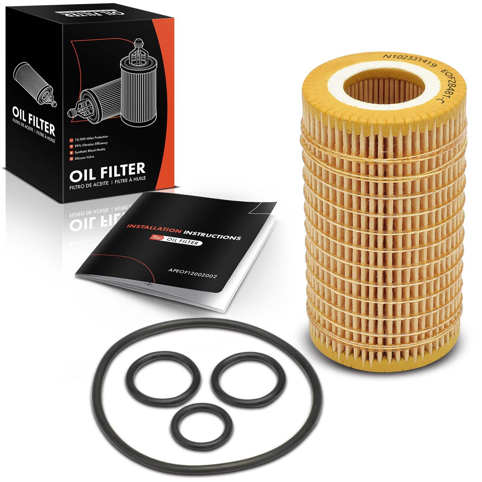 Engine Oil Filter for Mercedes-Benz C300 Chrysler Crossfire 10K Miles ...
