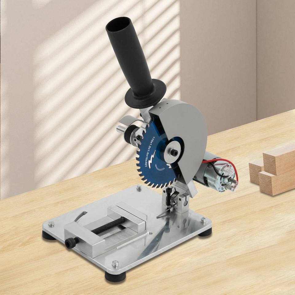 Mini Table Saw,4" 0-45° Miter Saw,Portable Small Hobby Chop Saw Cutting ...