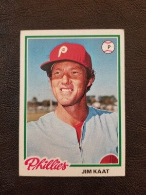 JIM KAAT TOPPS 1978 BASEBALL CARD #715 PHILADELPHIA PHILLIES | eBay