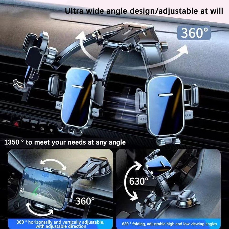 360° Rotatable Car Phone Holder For Dashboard And G1KD Cup Cell Suction ...