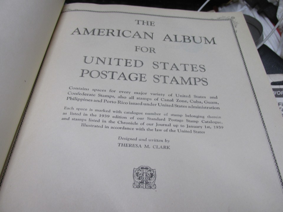 The American Album for United States Stamps copyright 1939 | eBay