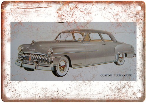 1950 Vintage DeSoto Auto Advertisement Retro Look Reproduction Metal ...