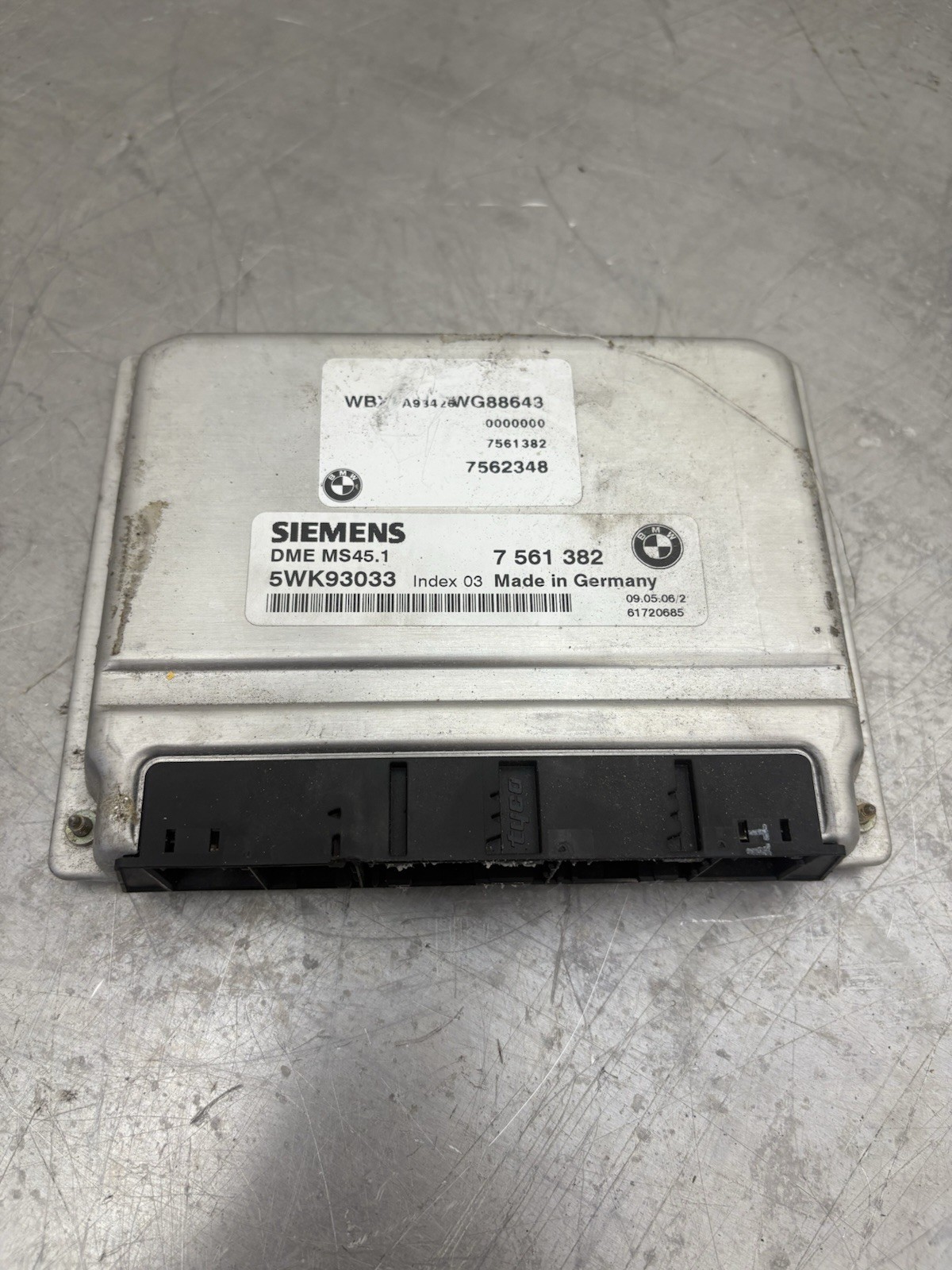 BMW E46 E39 E53 3 5 X5 series 2.5i M54 ENGINE ECU SET MODULE DME MS45 ...