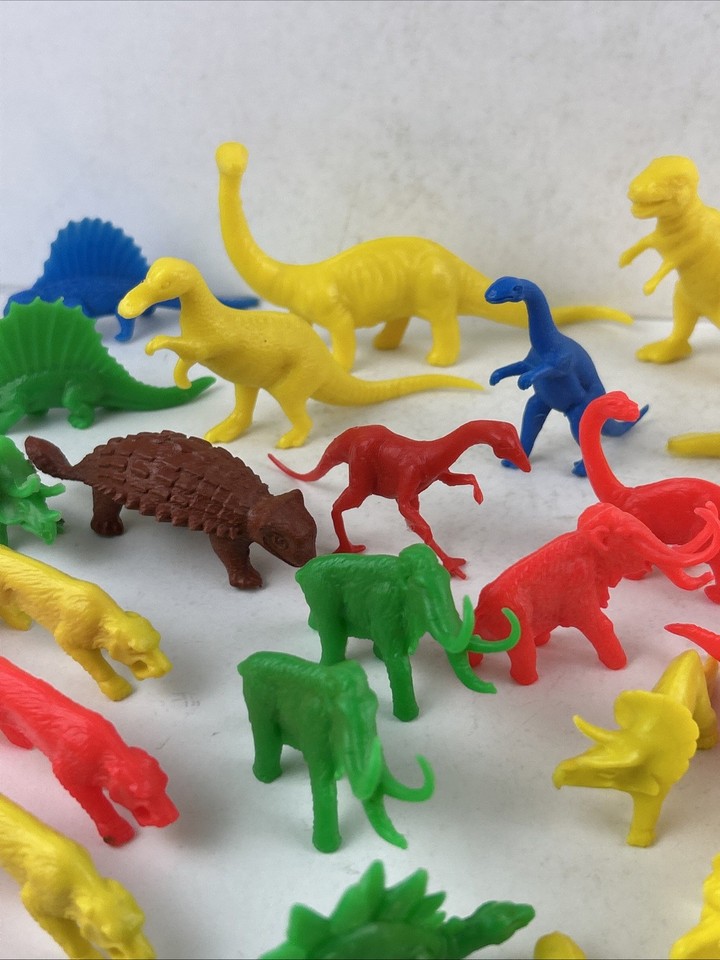 Vintage Tim-Mee, MPC Prehistoric Dinosaurs Lot Of 43 Plastic | eBay