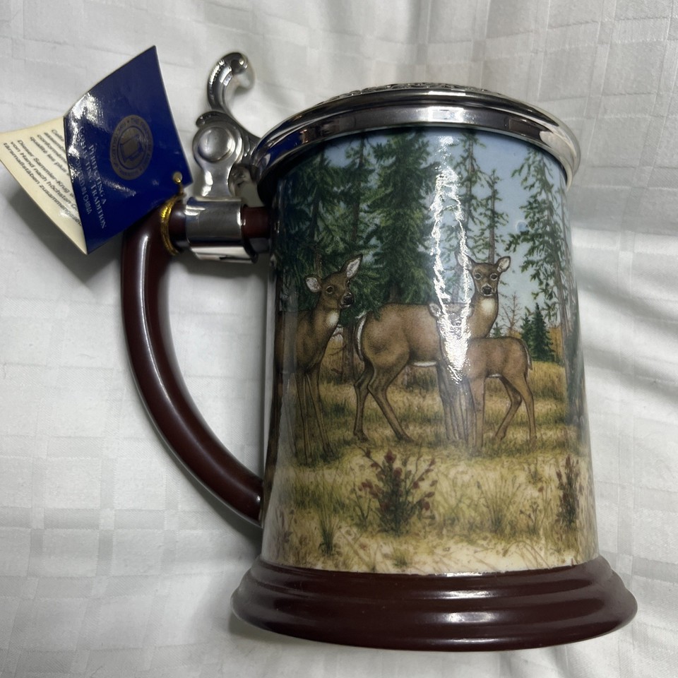 Franklin Mint “The Official 10-Point Buck Collector Tankard By Rick ...