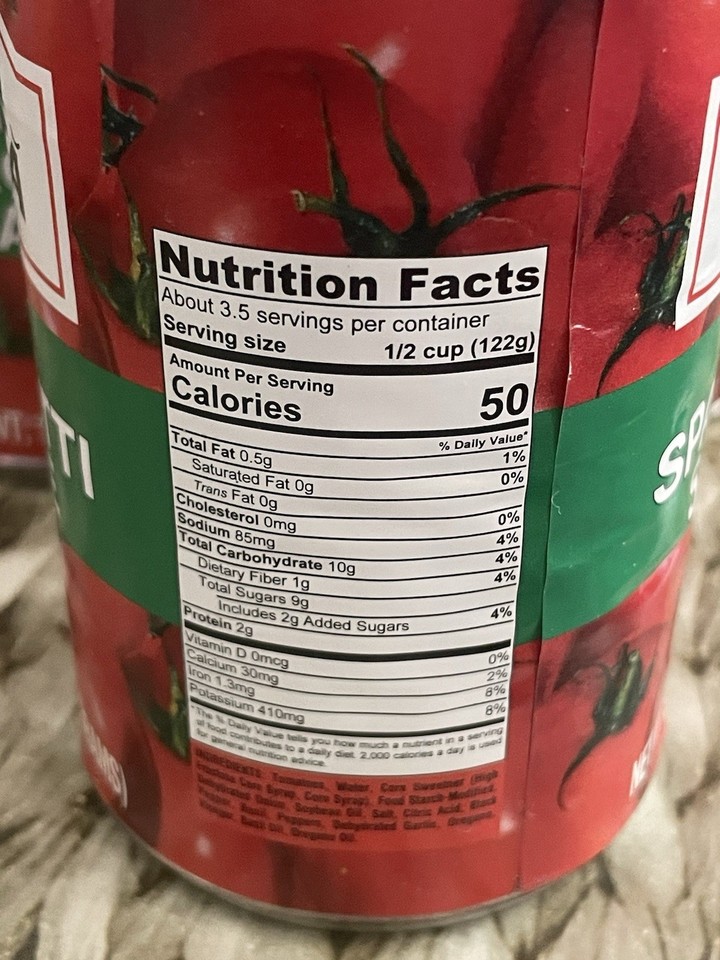 (3) PRIMA QUALITÄ Low Sodium Meatless Spaghetti Sauces 15oz Best by Apr ...