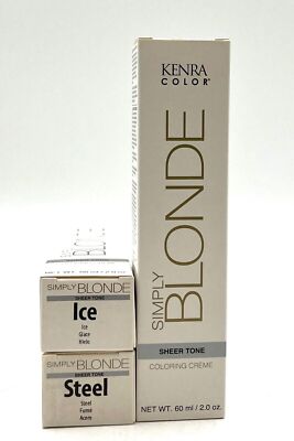 Kenra Color Simply Blonde Sheer Tone Creme 2oz | Permanent Hair-Choose ...