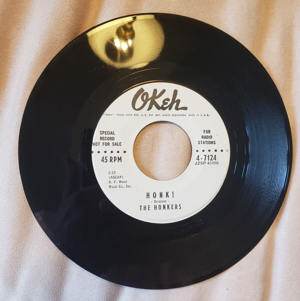45 RPM THE HONKERS/DO YOU PROMISE!/HONK! OKEH 7124 VG++ | eBay