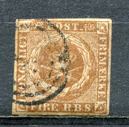 Denmark: Scott 2b Fine used / AFA 1 Th IIIc god brugt PLATED | eBay