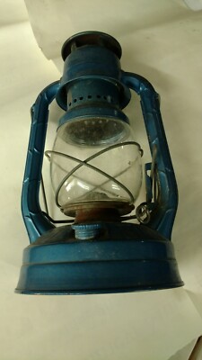 Vintage Antique Dietz Little Wizard Lantern NY USA Blue | eBay