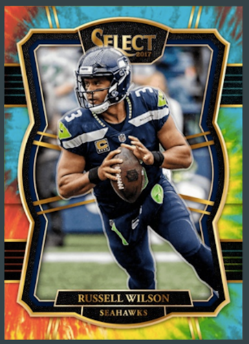 Panini NFL Blitz 2017 Select Premier Level Tie Dye Russell Wilson ...