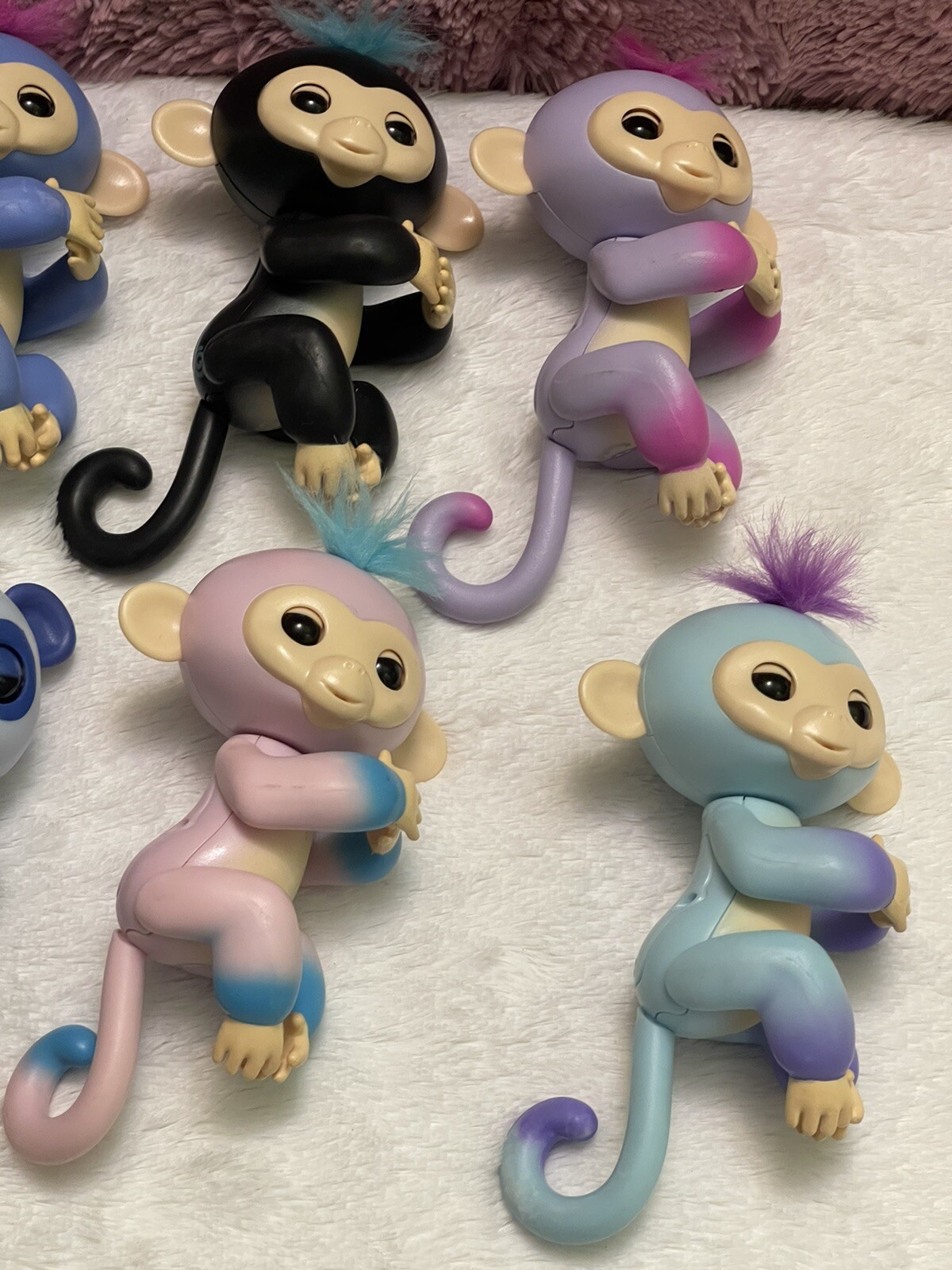 Wowwee Fingerlings Animals LOT of 7 Interactive Baby’s Monkeys | eBay