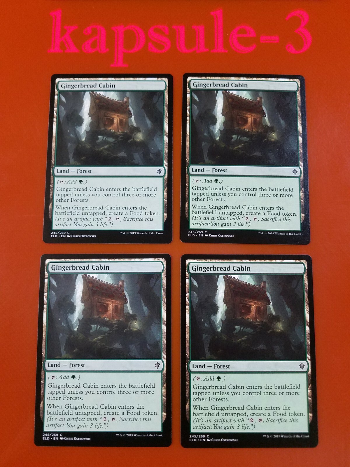 4x Gingerbread Cabin | Throne of Eldraine | MTG Magic The Gathering | eBay