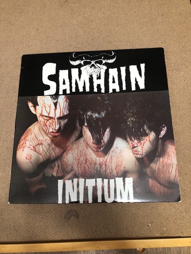 Samhain Initium ORIGINAL TRANSLUCENT Vinyl LP Small Ring Misfits Danzig ...