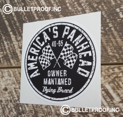 AMERICA'S PANHEAD Decal Sticker Car Retro Vintage Hot Rod Rat Muscle ...