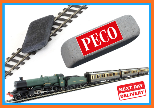 Peco Track Cleaner Abrasive Rubber Block OO Gauge Model Railway - FREE ...