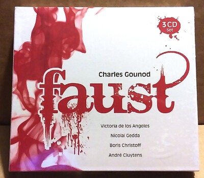 VERY RARE NEW - FAUST 3 CD MARGARETE CHARLES GOUNOD ADD MEMBRANE MUSIC ...
