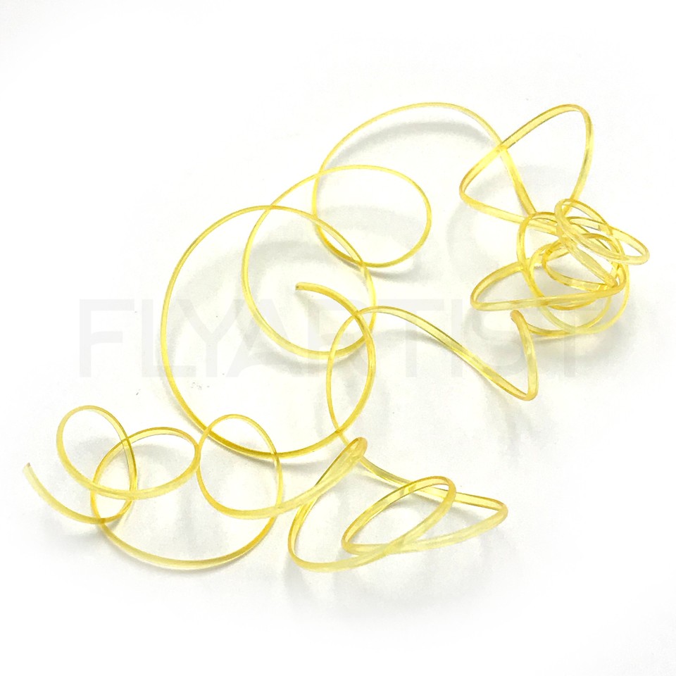 HALF ROUND D RIB - Hareline Fly Tying Vinyl Ribbing Material in 20 ...