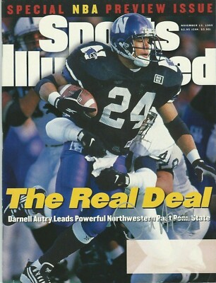 Darnell Autry Autographed Sports Illustrated Magazine Full 11/13/95 #2 ...