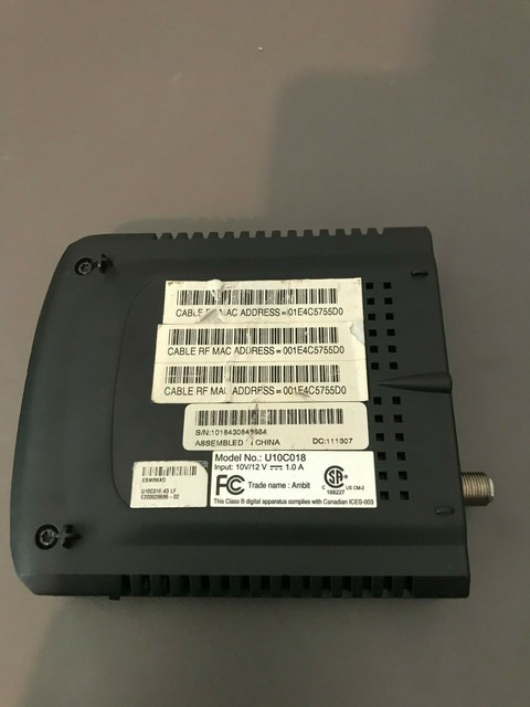 uBee (formerly Ambit) U10C018 DOCSIS 2.0 Cable Modem for sale online | eBay