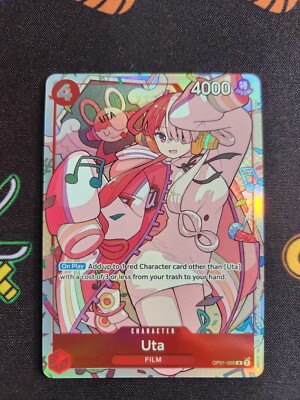EXACT CARD PICTURED Uta Premium Collection Uta One Piece TCG OP01-005 ...