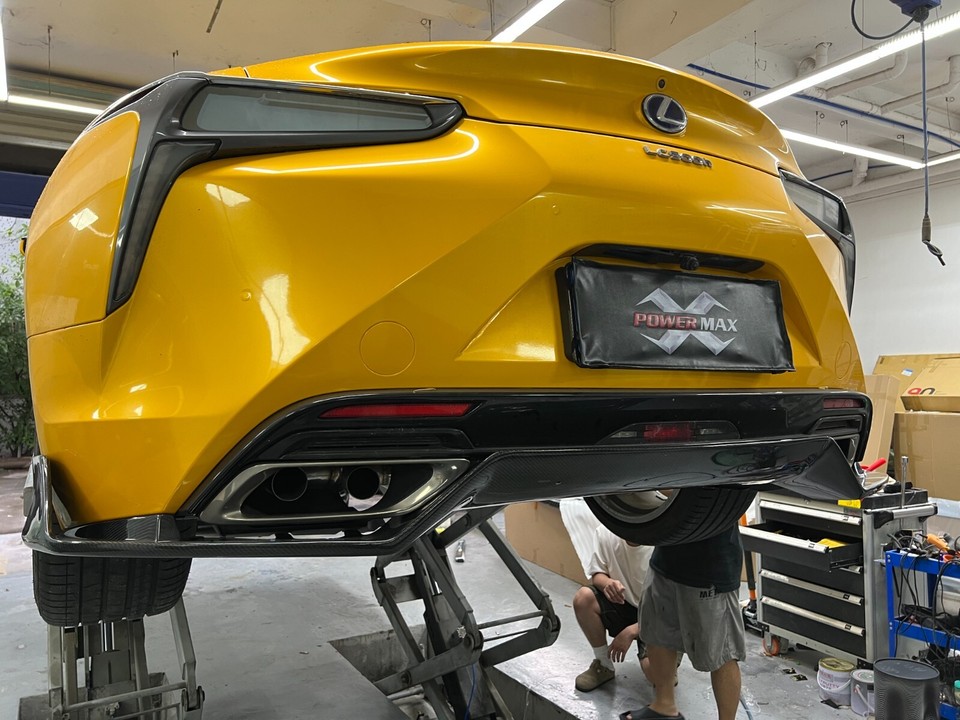 Fit For Lexus LC500 LC500h Carbon Fiber Body Kit Front Lip Side Skirts ...